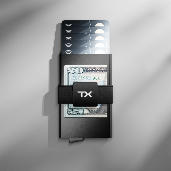 Hybrid Wallet | RFID-blocking Metal & Leather Wallet